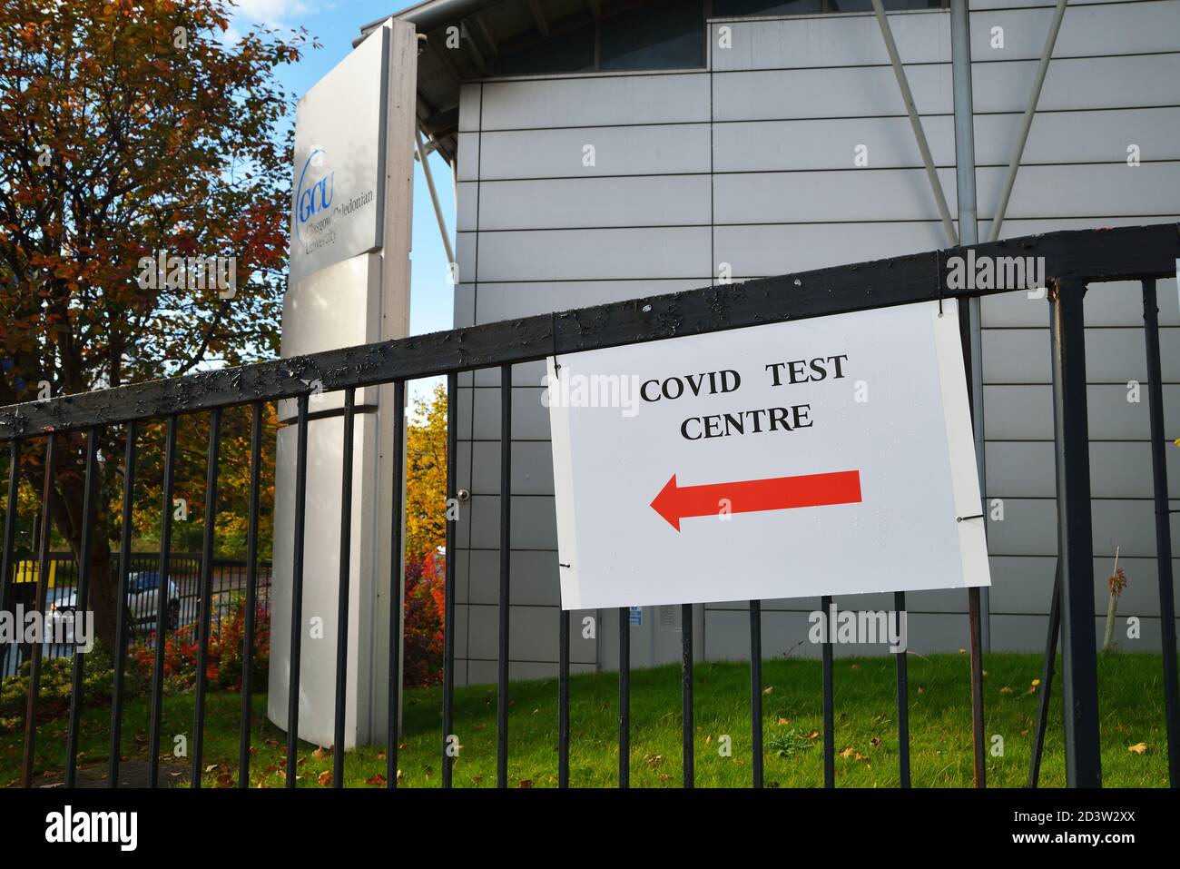 Covid-19 testing centre Stock Photo - Alamy