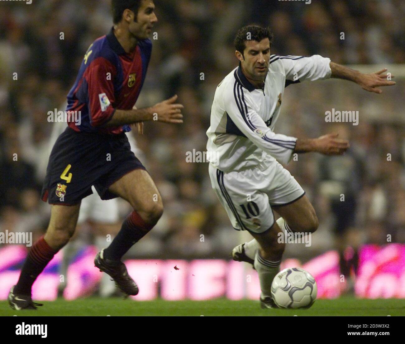 Luis figo pep guardiola hi-res stock photography and images - Alamy