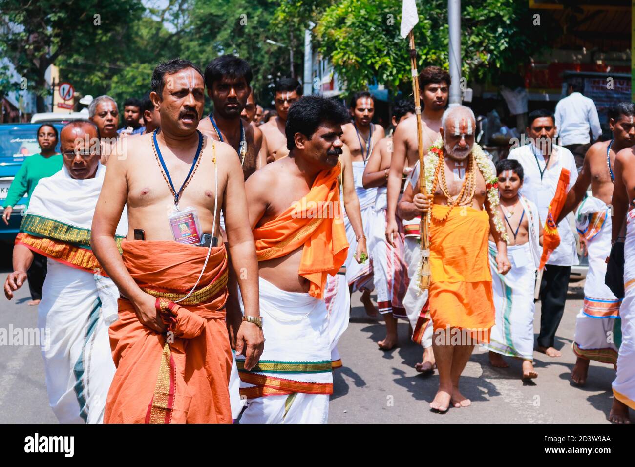 BENGALURU, INDIA - Apr 09, 2017: south Indian festival celebrating by ...