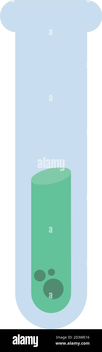 chemistry tube design, science and laboratory theme Vector illustration ...