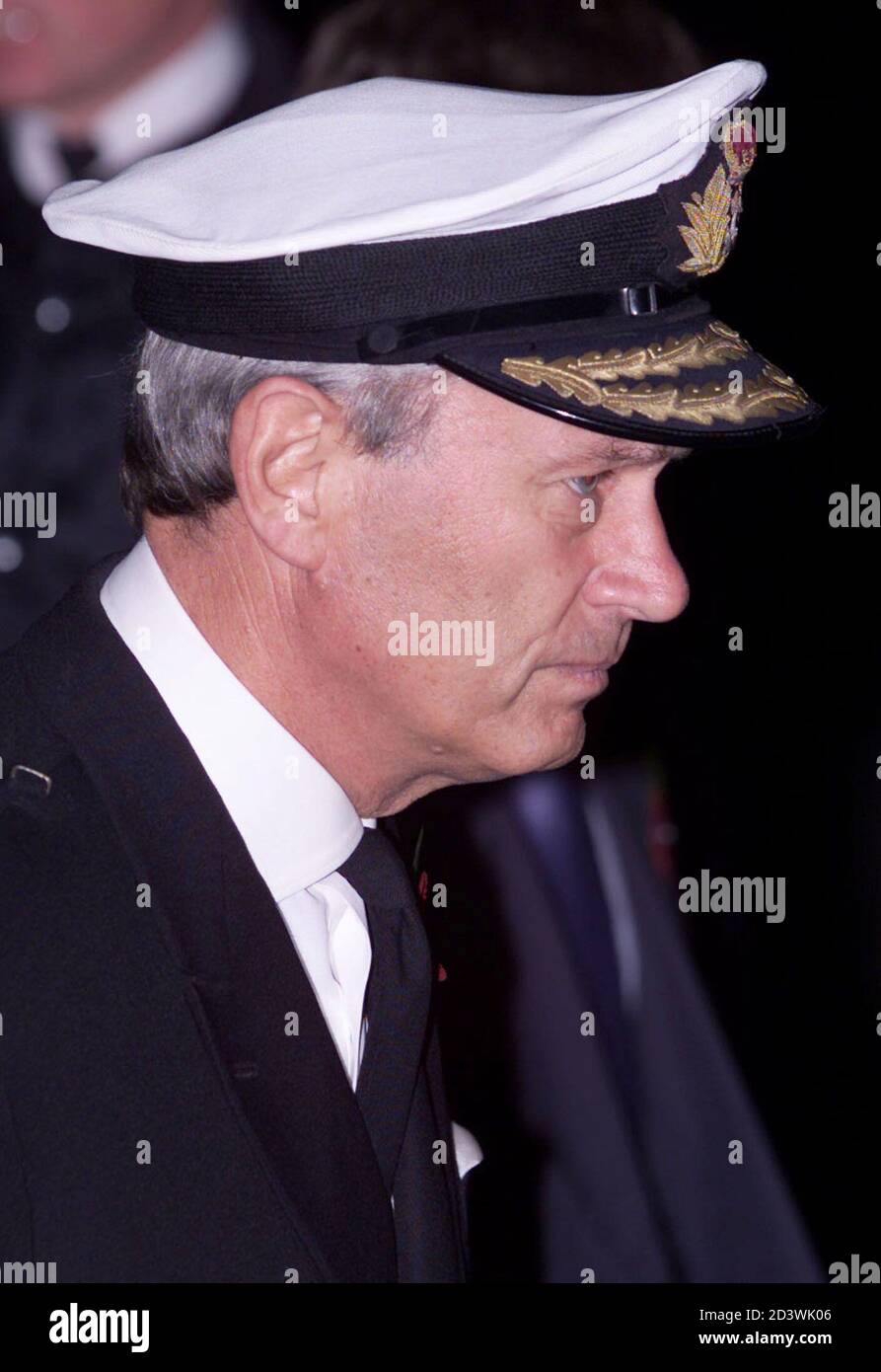 Admiral sir michael boyce the chief of the defence staff hi-res stock ...