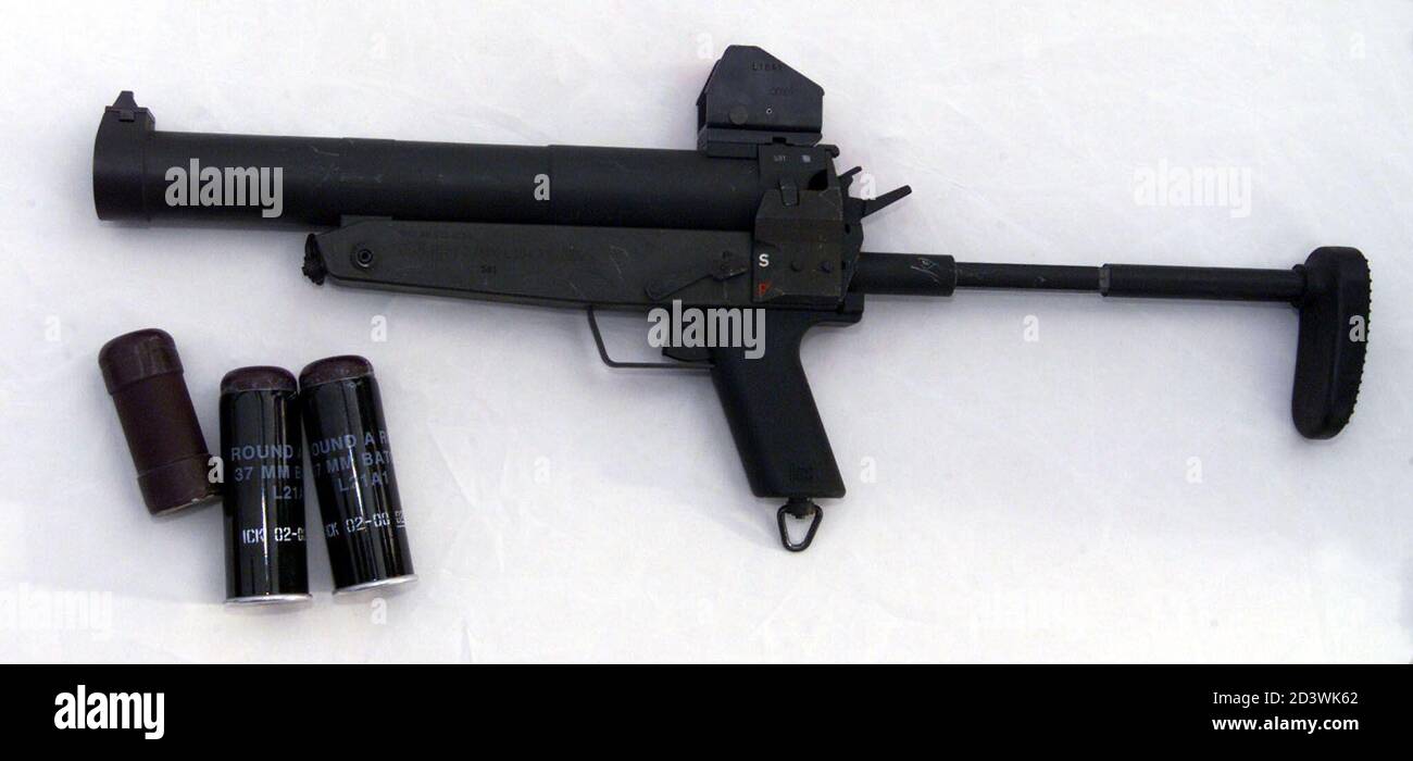 Police rubber bullet less lethal hi-res stock photography and images ...