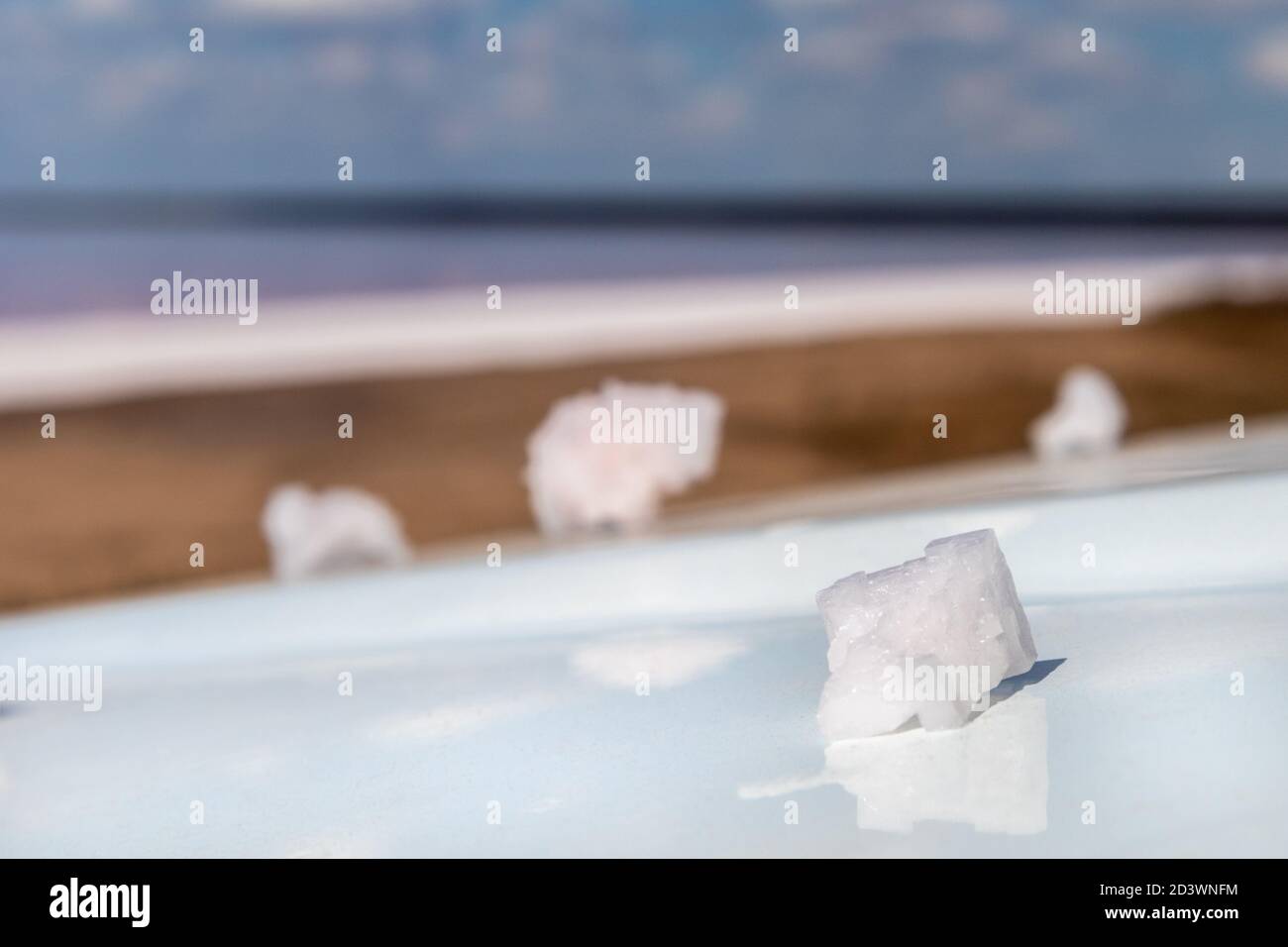Salt flakes on lake hi-res stock photography and images - Alamy