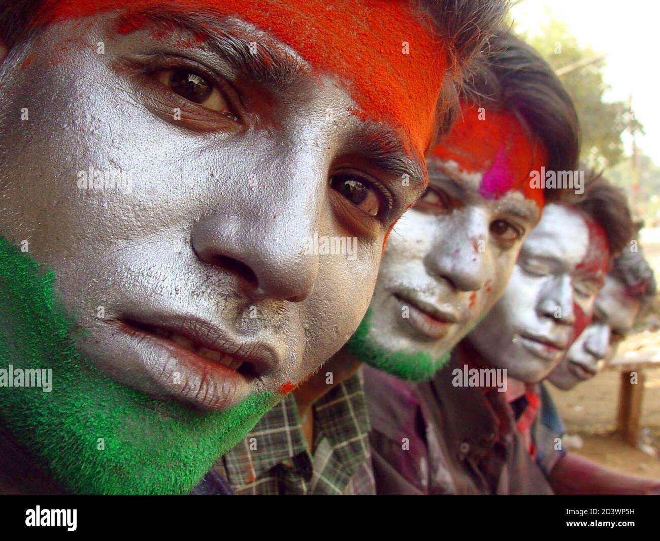 Indian festival holi flag hi-res stock photography and images - Alamy