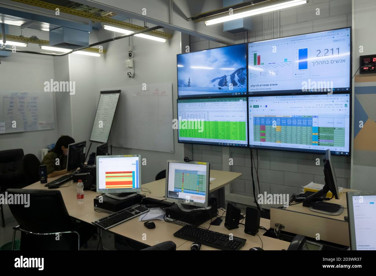 Military personnel using computers hi-res stock photography and images ...