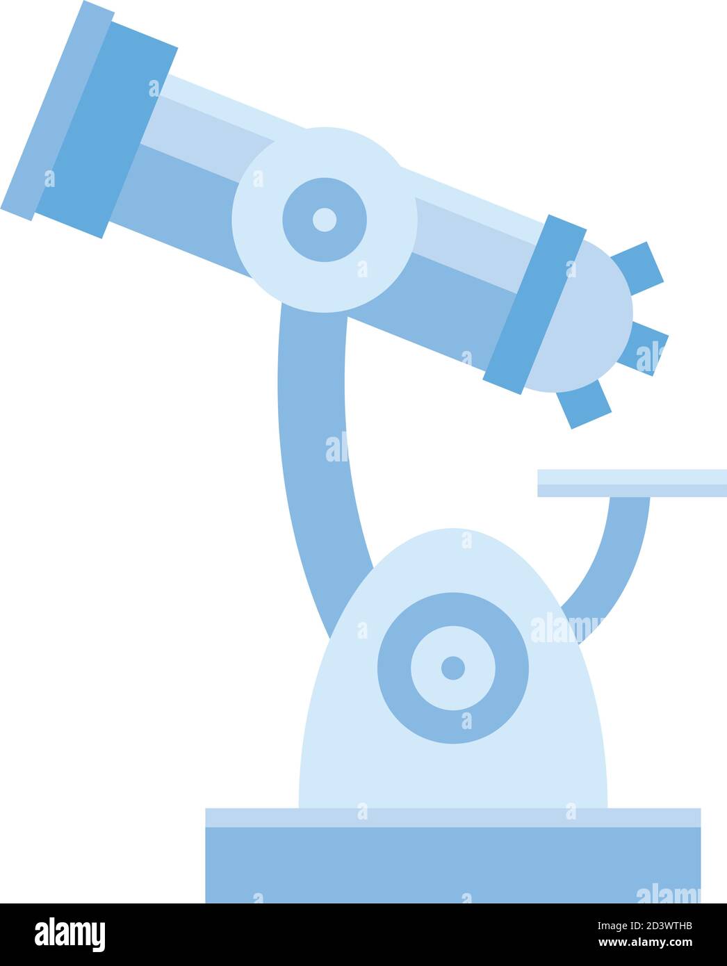 chemistry microscope design, science and laboratory theme Vector ...