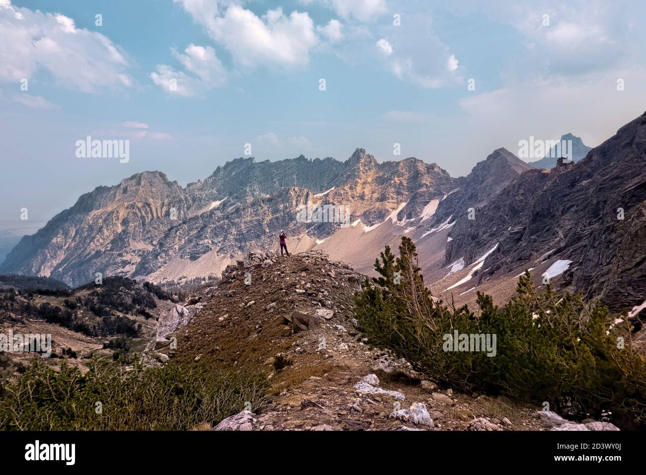 Crossing Paintbrush Divide on the Teton Crest Trail, Grand Teton ...