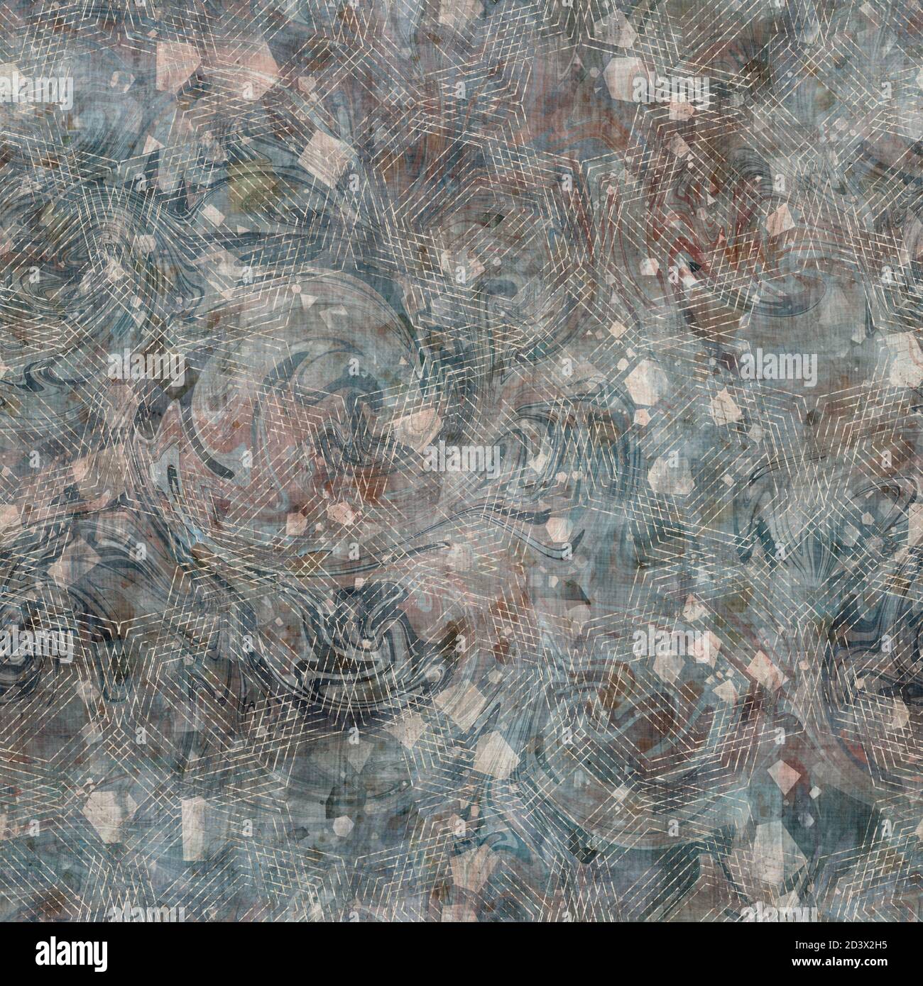 Chic formal grungy geo texture seamless pattern Stock Photo - Alamy