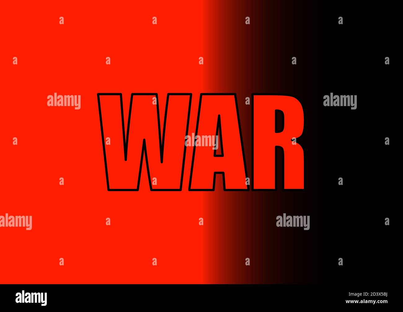 The word war on a black and red background Stock Vector Image & Art - Alamy