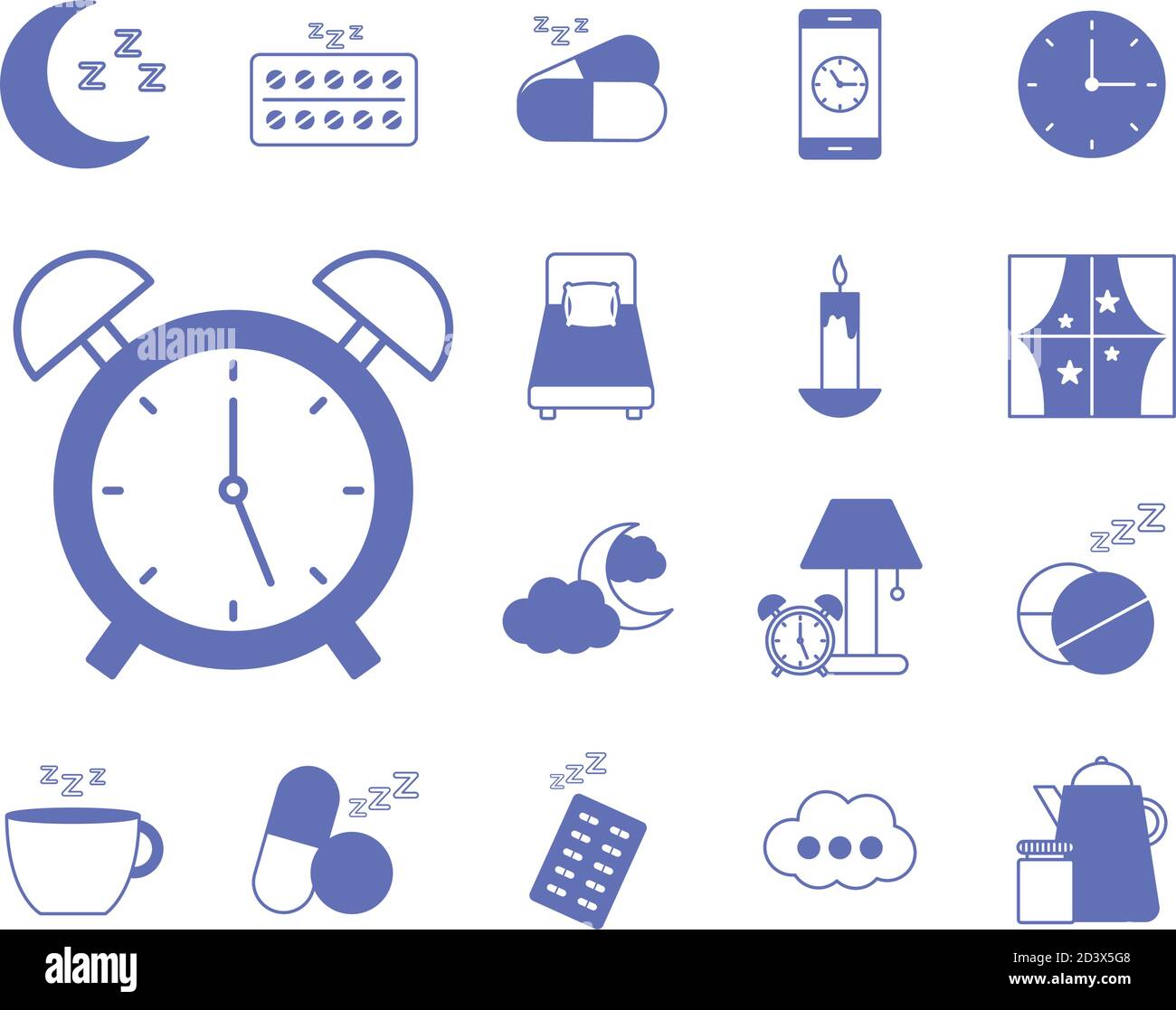 Candle clock line Cut Out Stock Images & Pictures - Alamy