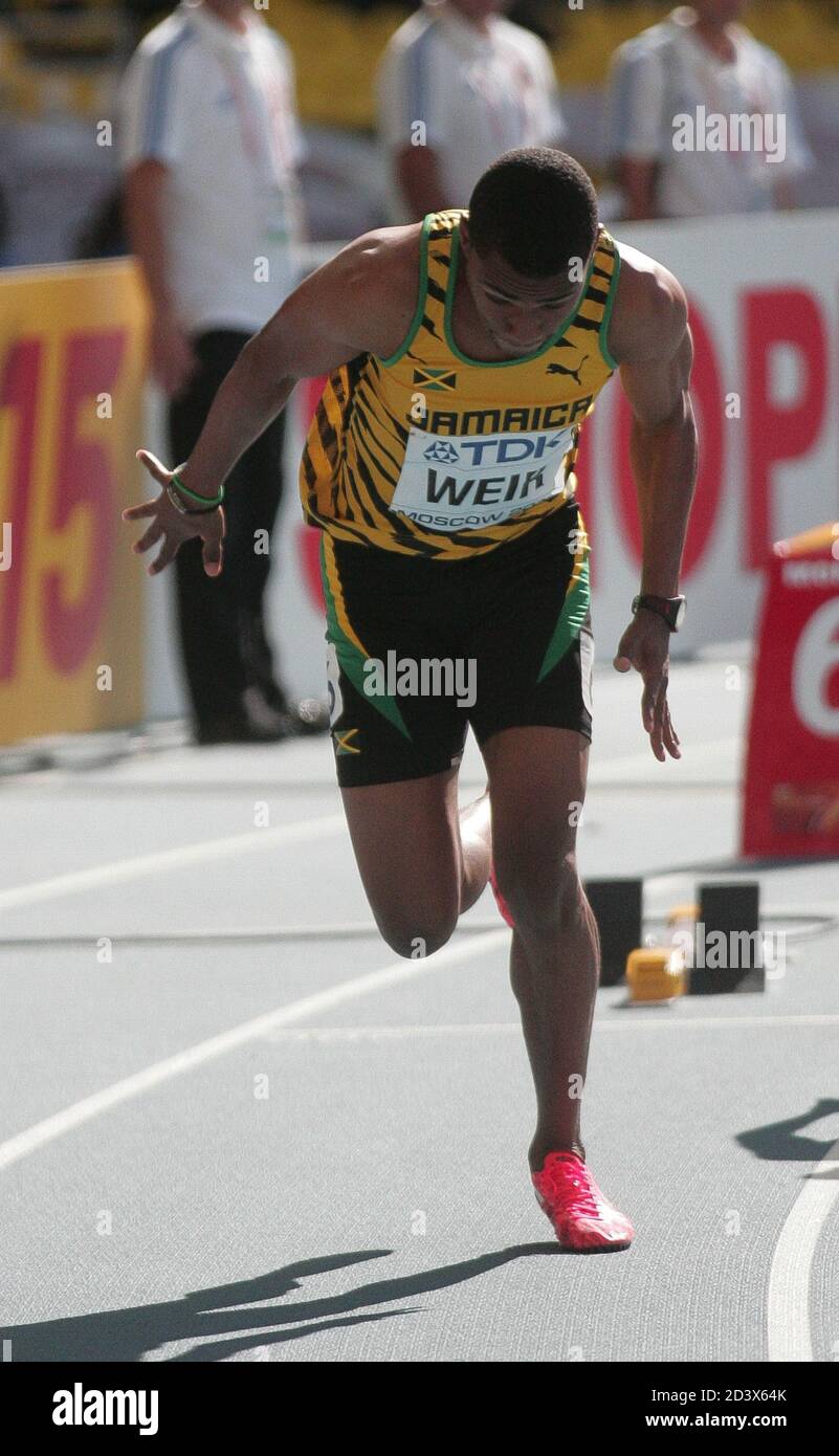 Warren Weir of Jamaique 3eme Stage 200 M Men During the Championnat du ...