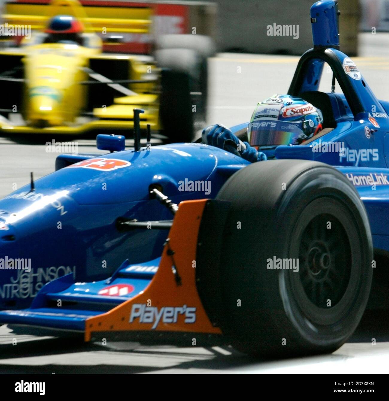 Alex tagliani comes pits first hi-res stock photography and images - Alamy