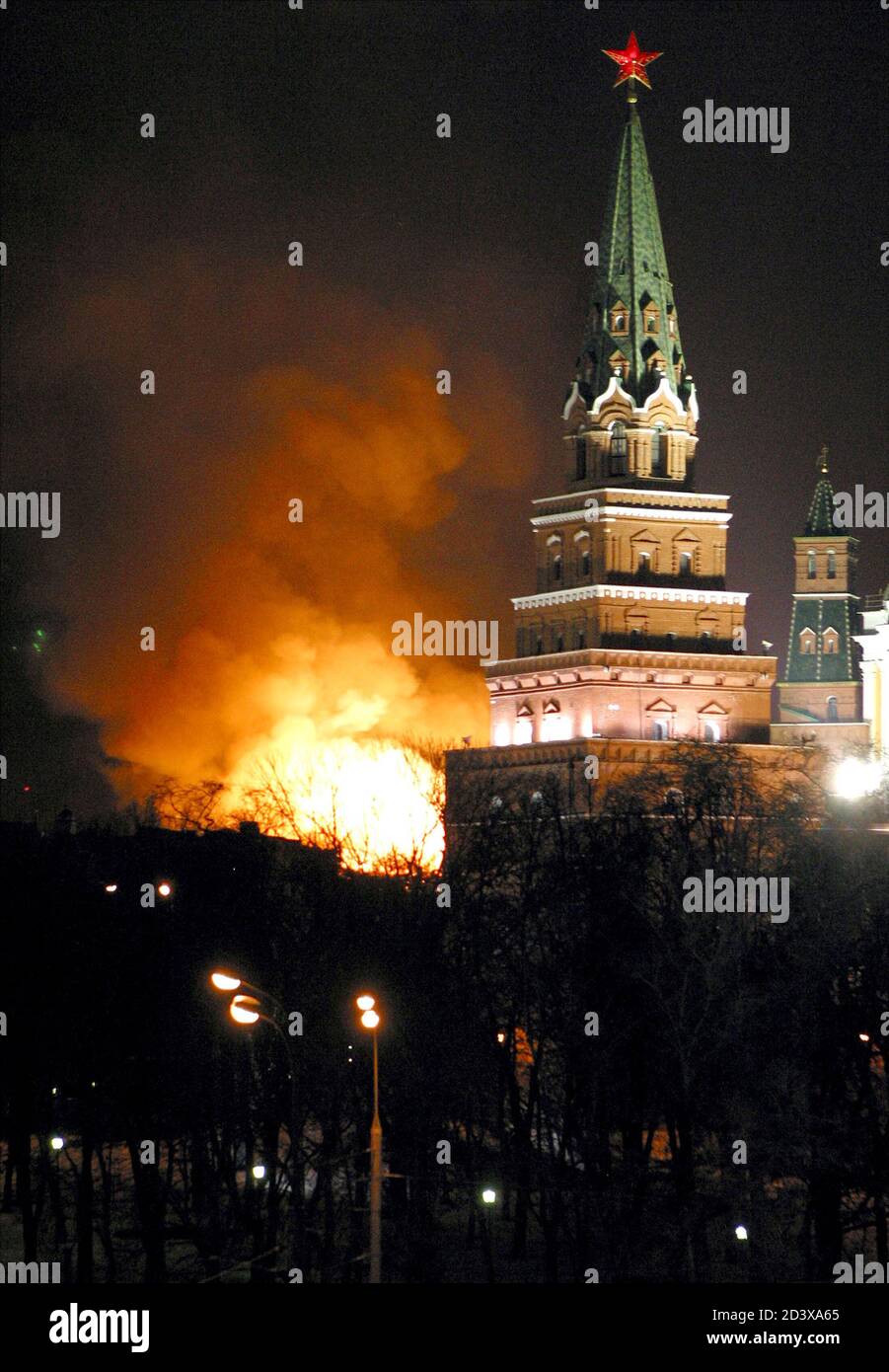 Burning kremlin hi-res stock photography and images - Alamy