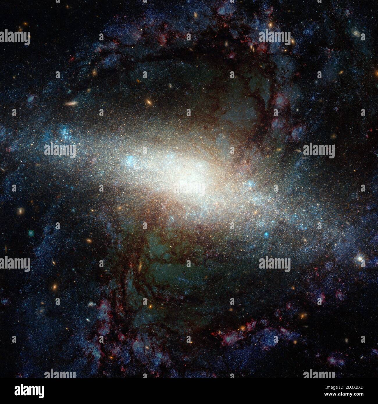 Outer space. Elements of this image furnished by NASA Stock Photo - Alamy