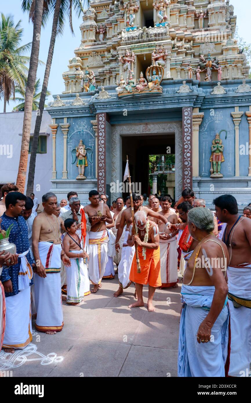 BENGAL, INDIA - Apr 09, 2017: South Indian Hindu cultural and ...