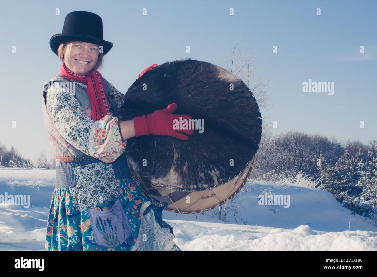 Goat skin clothing hi-res stock photography and images - Alamy