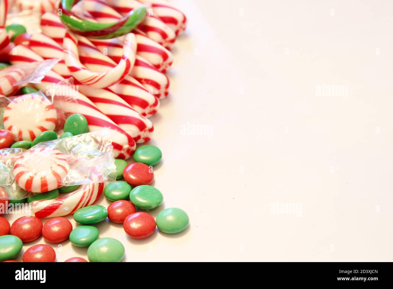 Christmas holiday candy variety Stock Photo - Alamy