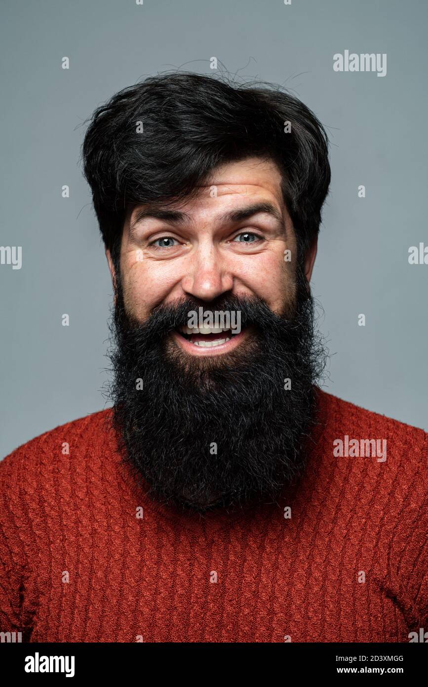 Smile face. Handsome smiling young man. Positive human facial ...