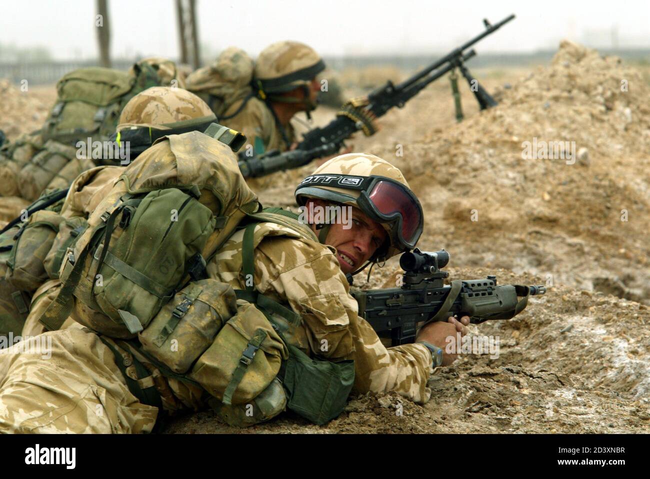 Of The 3rd Battalion The Parachute Regiment High Resolution Stock ...