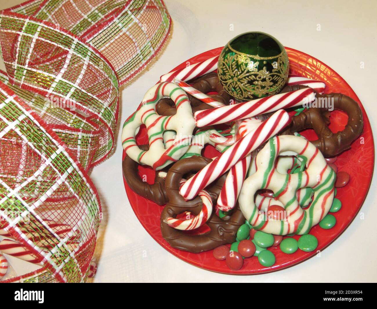 Christmas holiday candy variety Stock Photo - Alamy