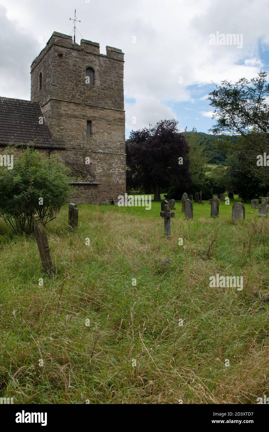 Church of St John the Baptist, Stokesay, Shropshire, UK Stock Photo - Alamy