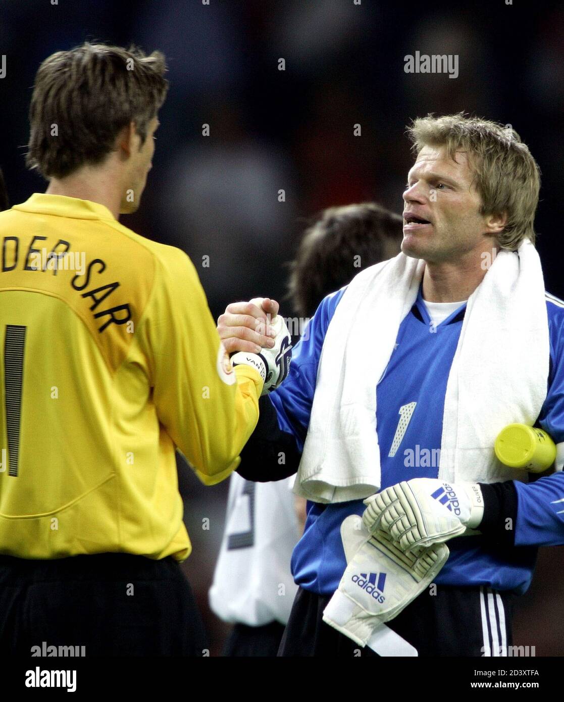 Holland Goalkeeper Edwin Van Der Sar High Resolution Stock Photography ...