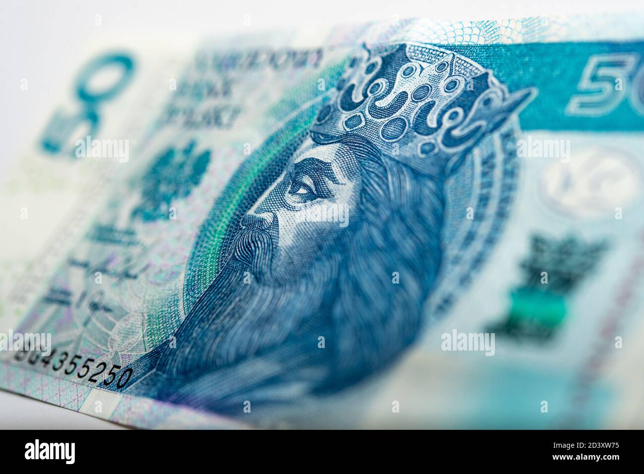polish banknote paper money 50 PLN zloty Stock Photo - Alamy