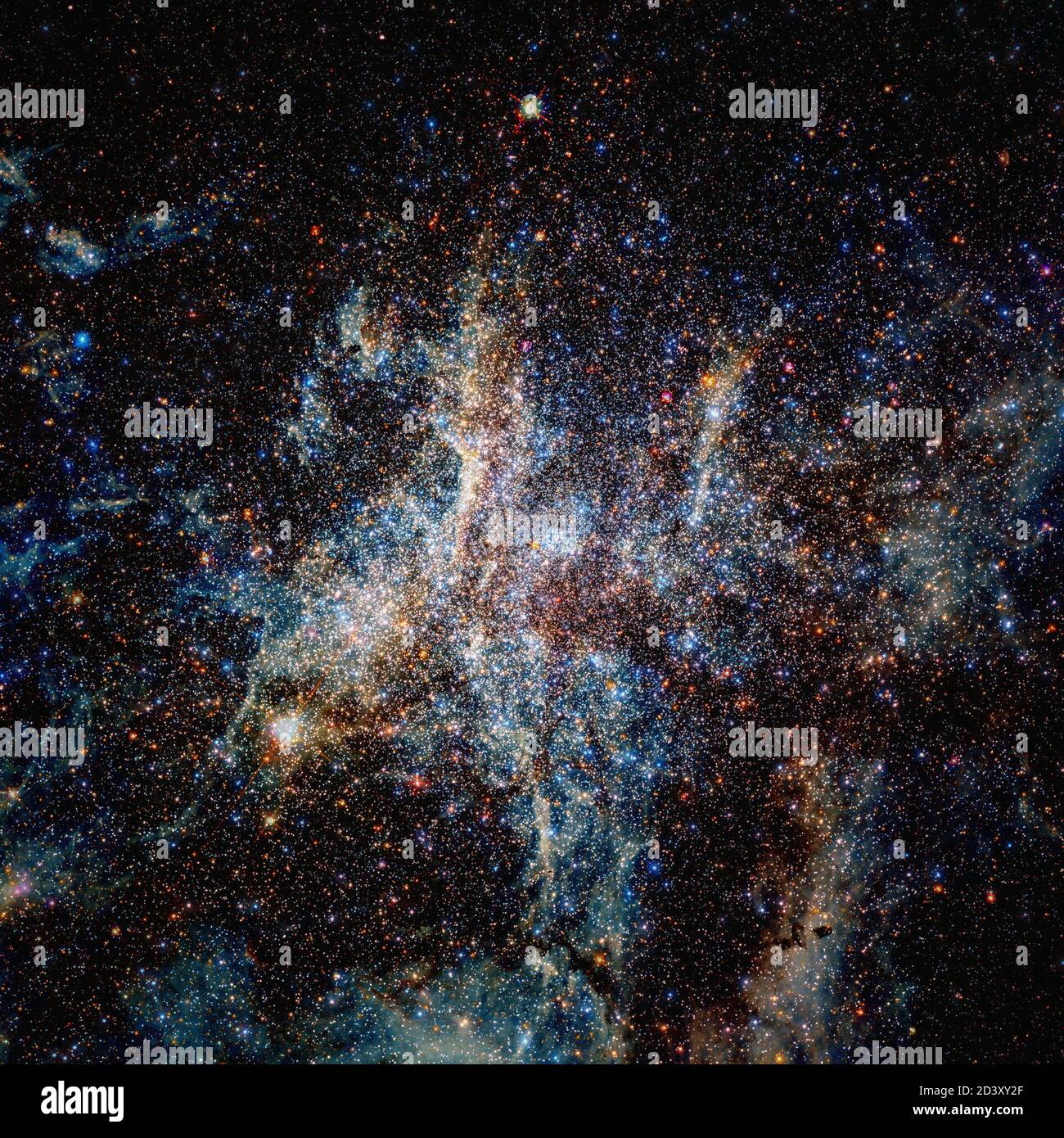 Outer space. Elements of this image furnished by NASA Stock Photo - Alamy