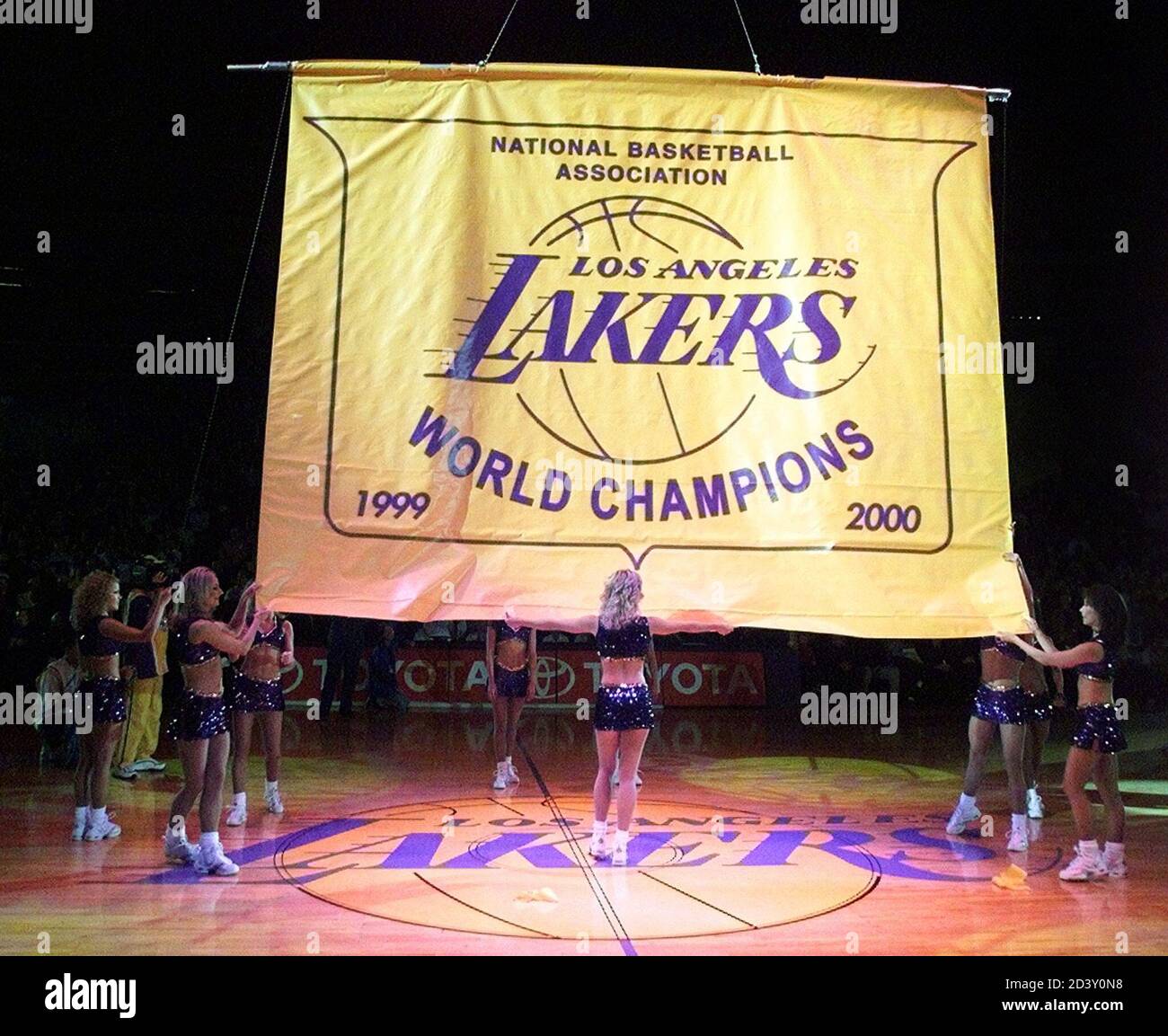 Los Angeles Lakers Banner High Resolution Stock Photography and Images ...