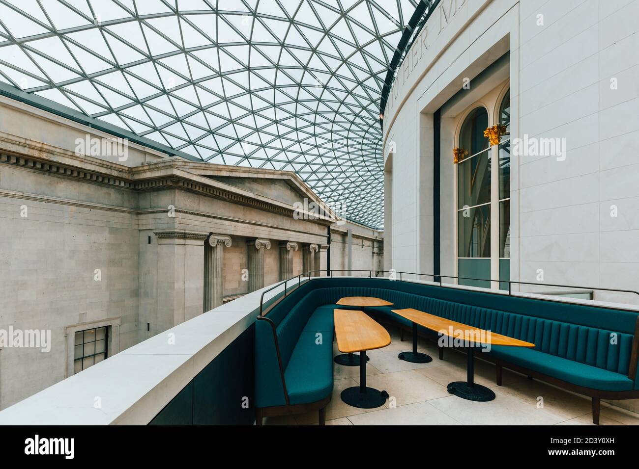 LONDON, SEPTEMBER 20: British Museum on June 20, 2017 Interior Great ...