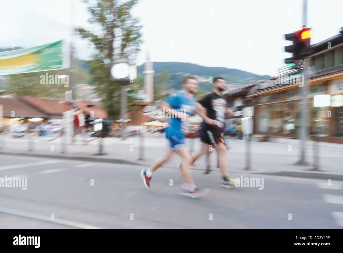 Girl blured motion hi-res stock photography and images - Alamy