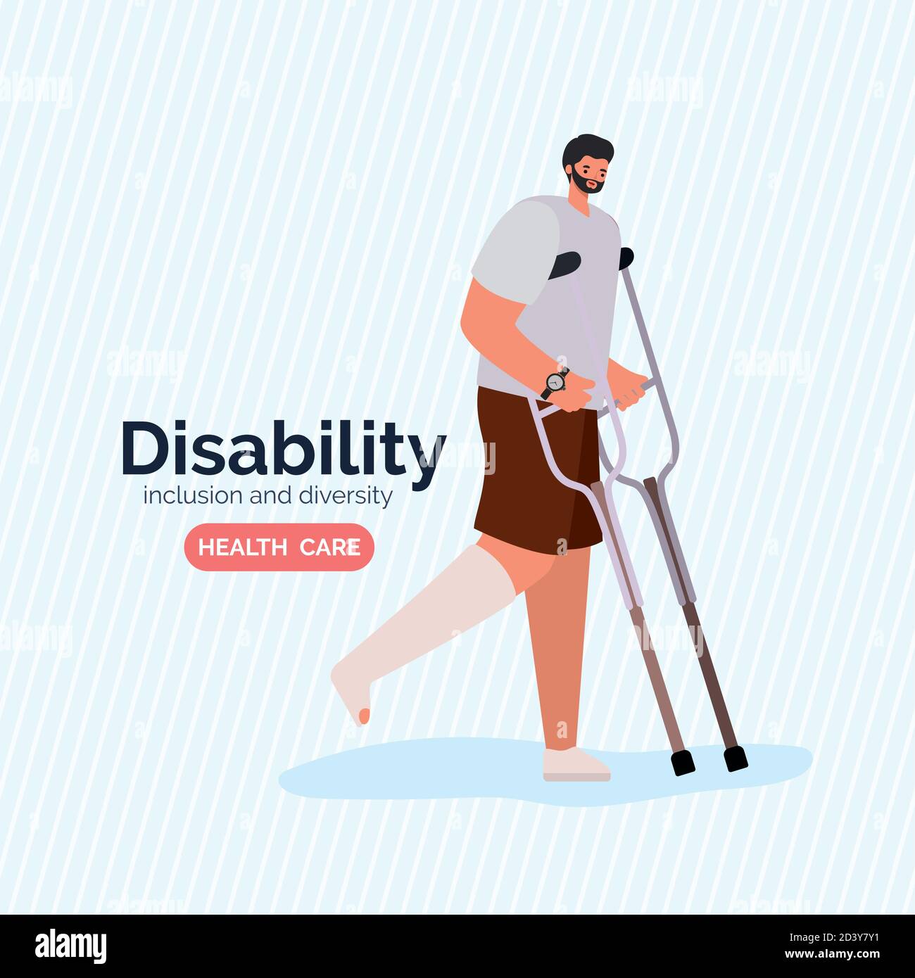 Hospital leg cast Stock Vector Images - Alamy