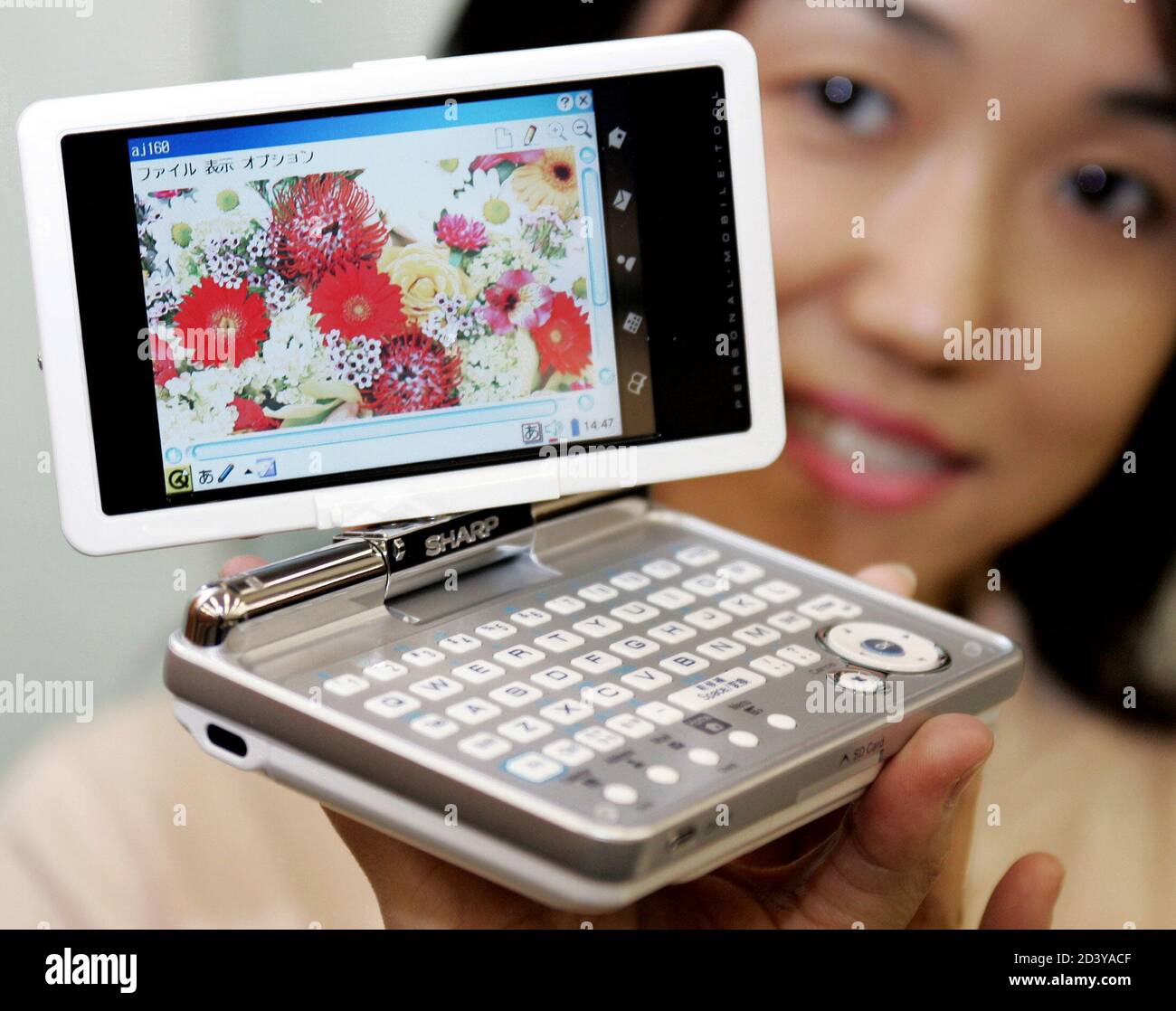 Personal digital assistant pda palm hi-res stock photography and images ...