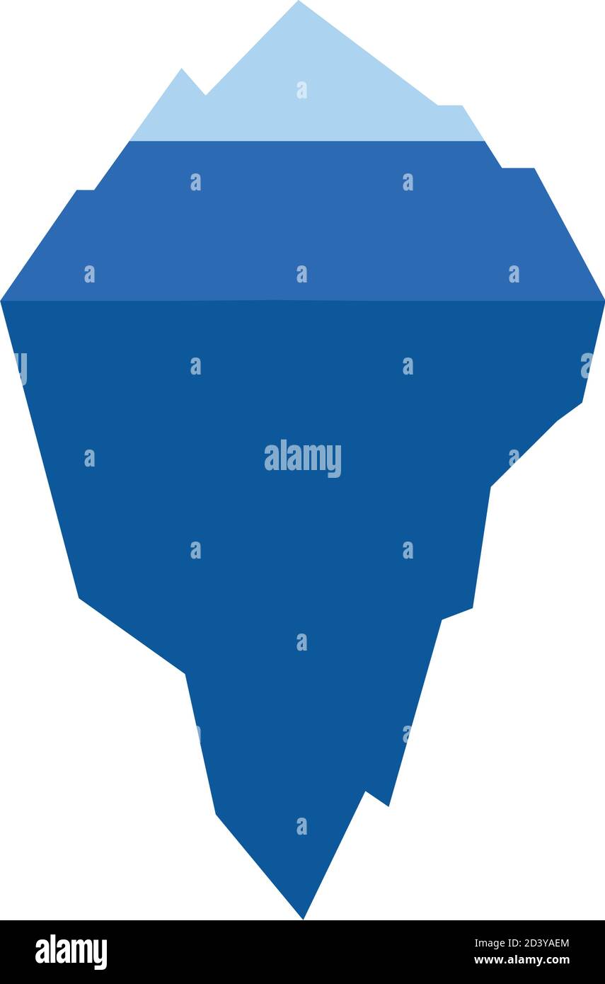 iceberg blue design, Water ocean and ice theme Vector illustration ...