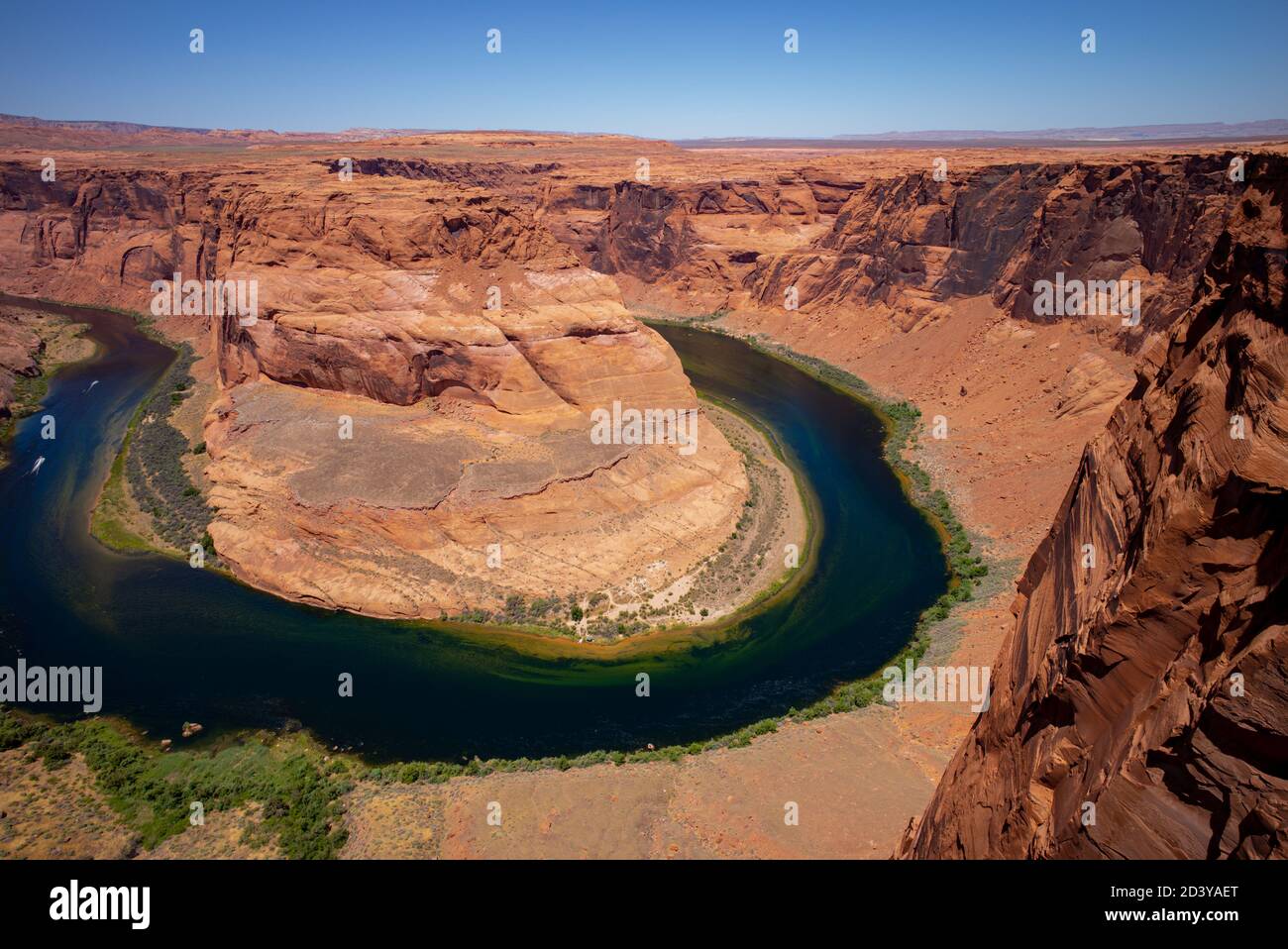 Travel Adventure Outdoor Concept. Horse Shoe Bend on Colorado River ...