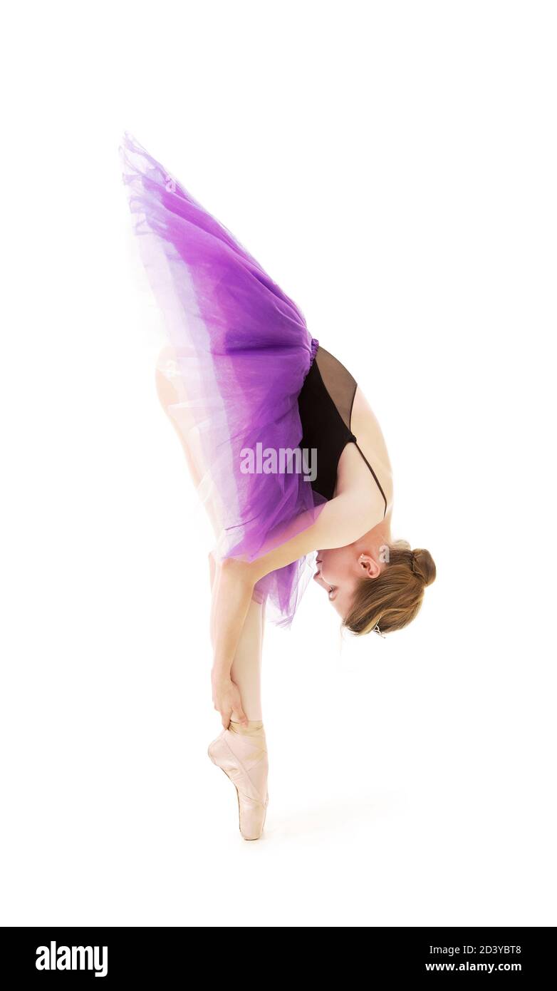 Dancer in black leotard Cut Out Stock Images & Pictures - Alamy