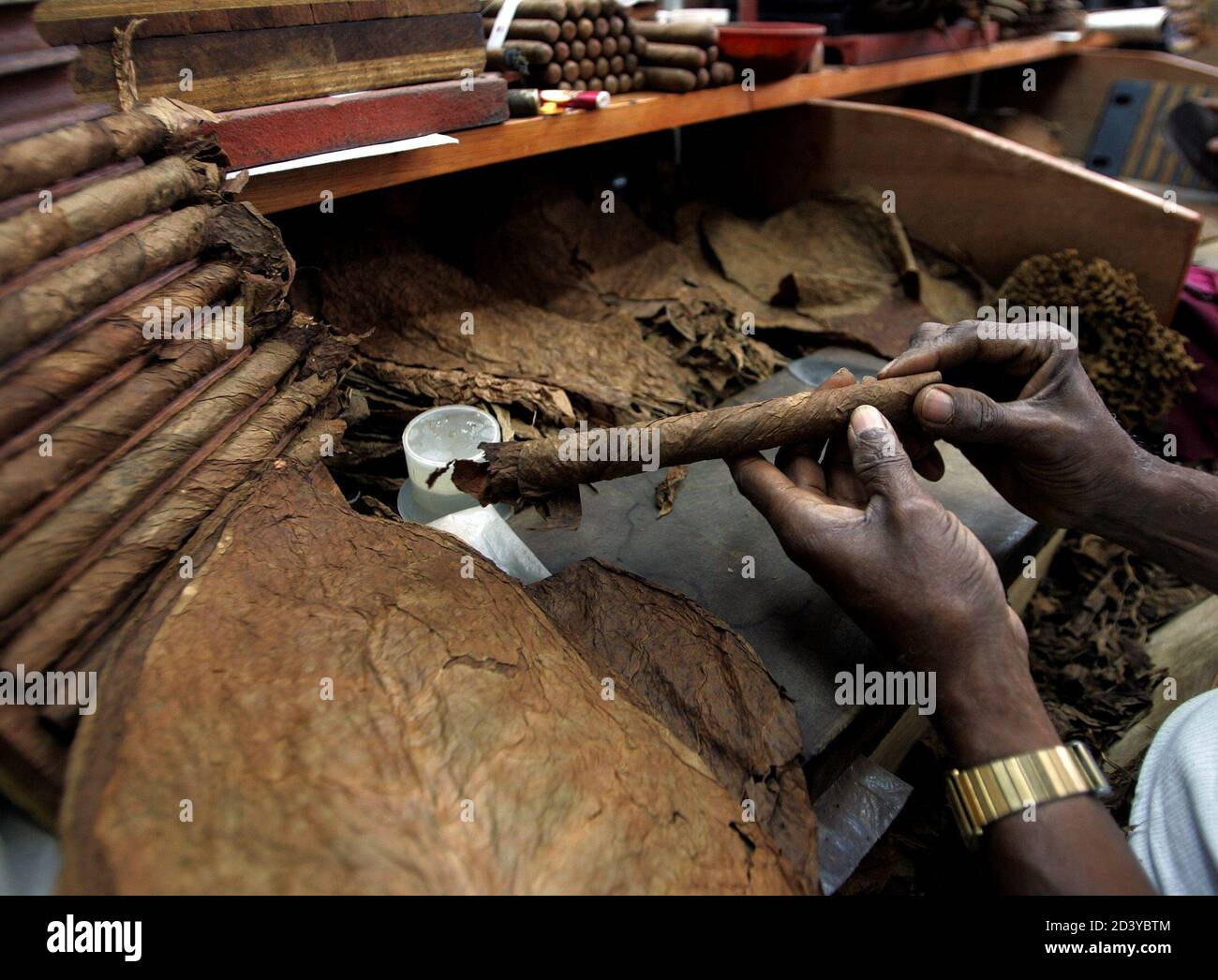 Smoking roller hi-res stock photography and images - Alamy