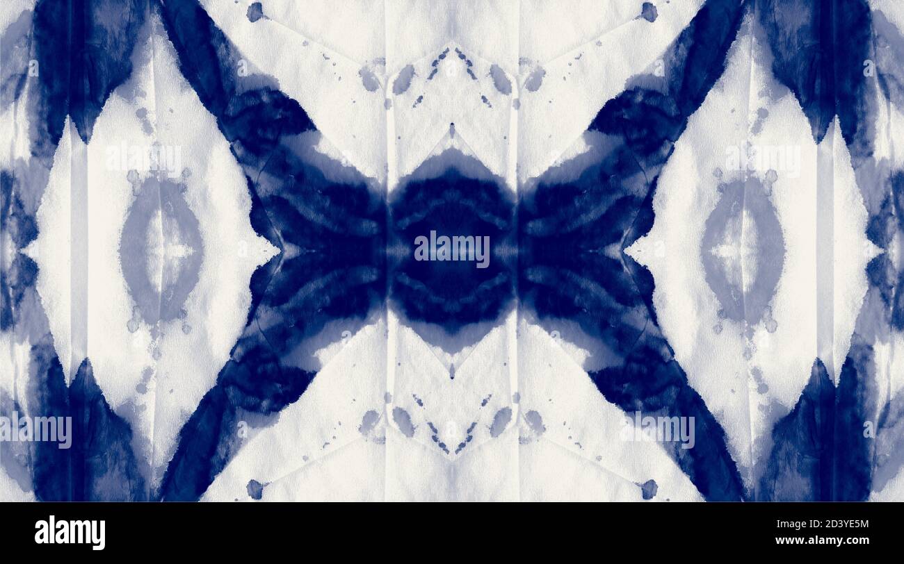 Seamless indigo dirty art. Crumpled paper endless Stock Photo - Alamy