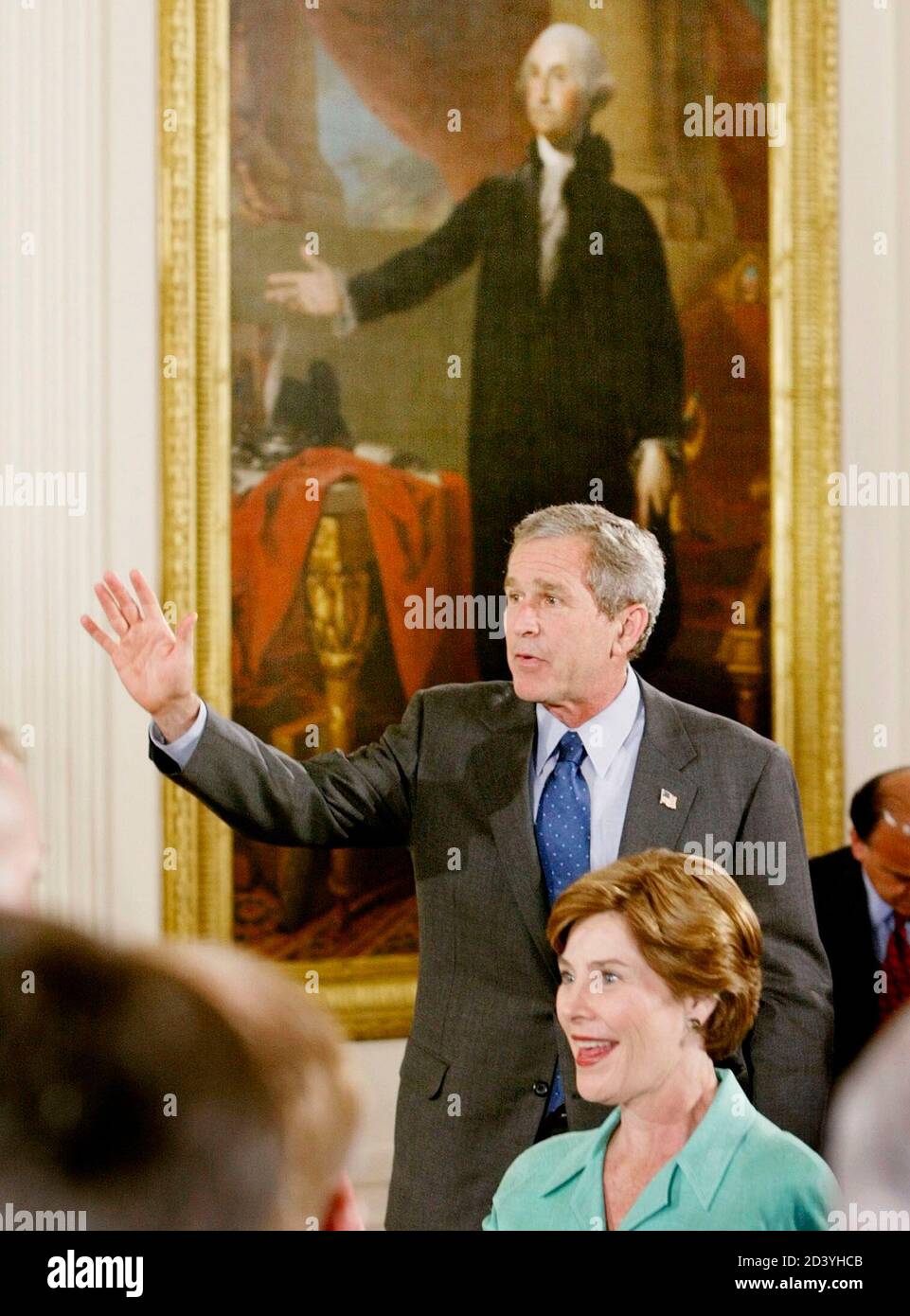 Laura Bush First Lady Portrait High Resolution Stock Photography and ...