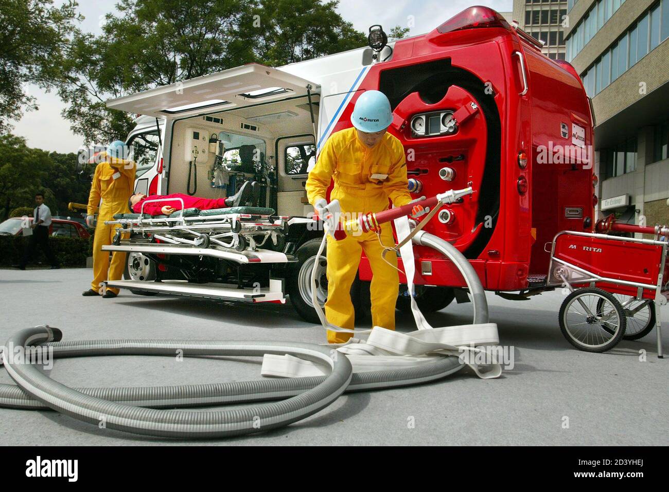Water spray fire extinguishers hi-res stock photography and images - Alamy