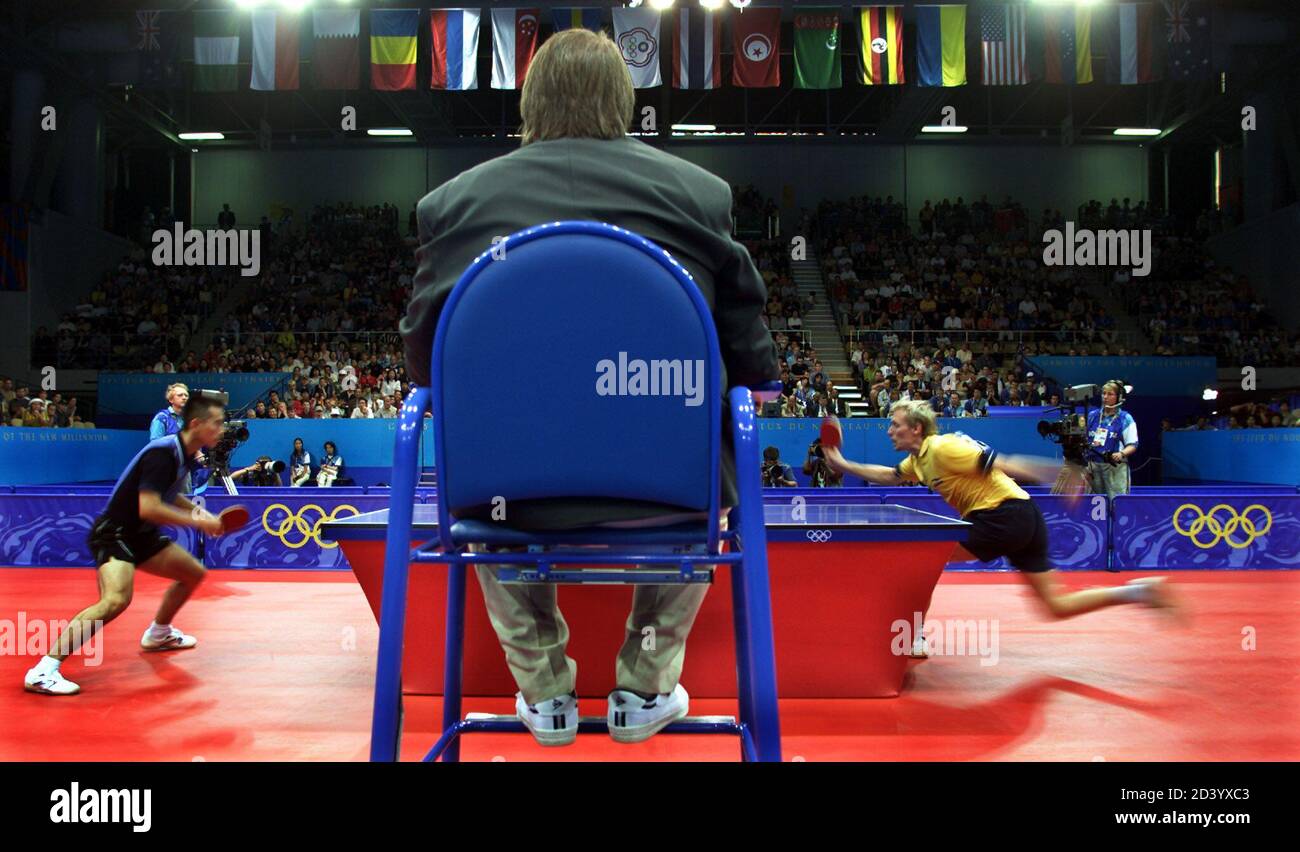 2000 olympics table tennis mens hi-res stock photography and images - Alamy