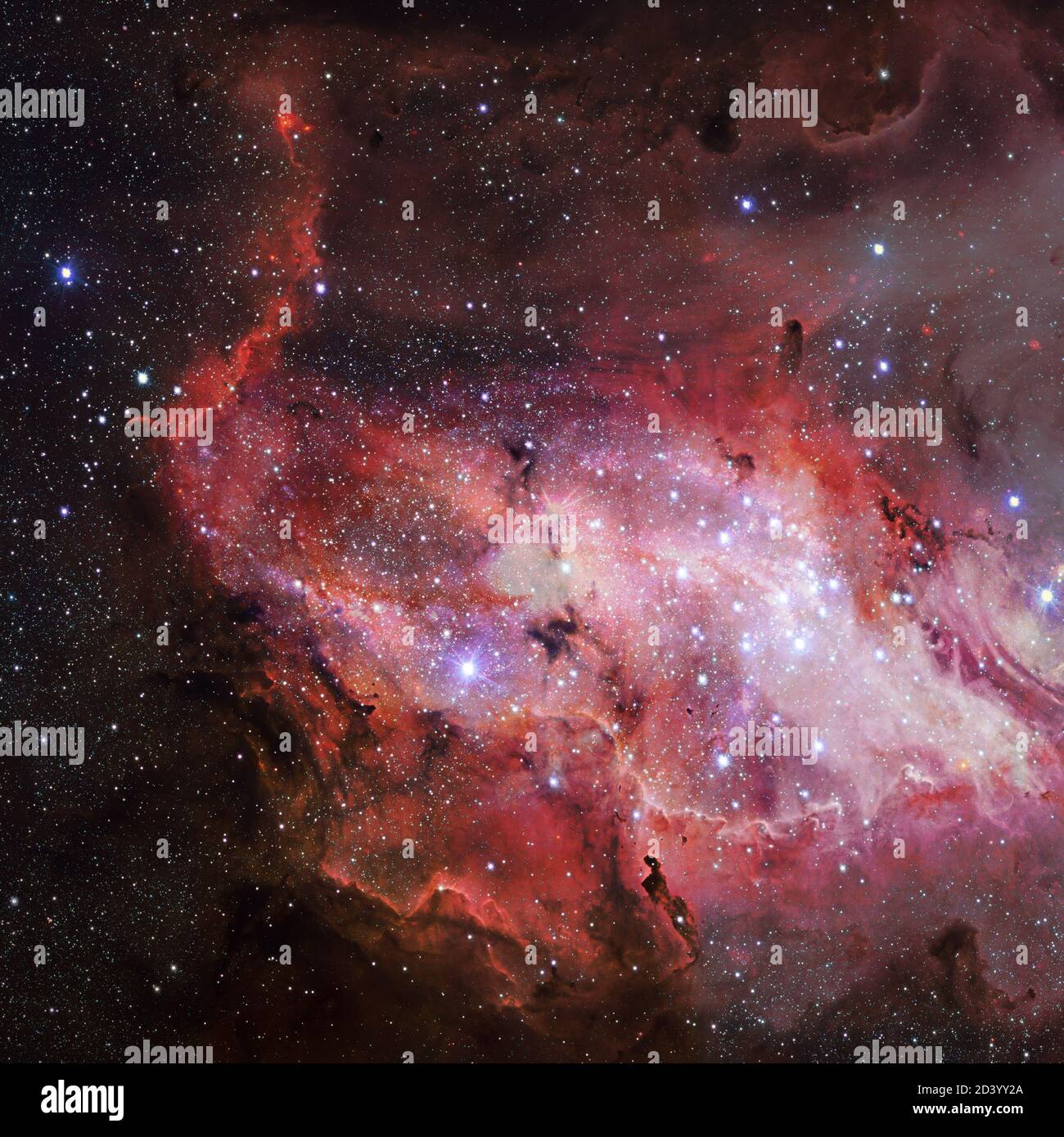 Outer space. Elements of this image furnished by NASA Stock Photo - Alamy