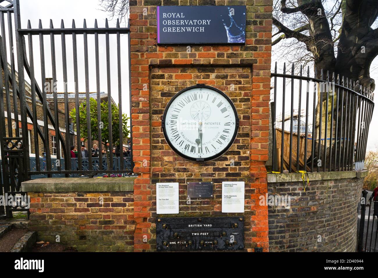 London, Uk - June 21, 2017: Greenwich Maritime, Prime Meridian line ...