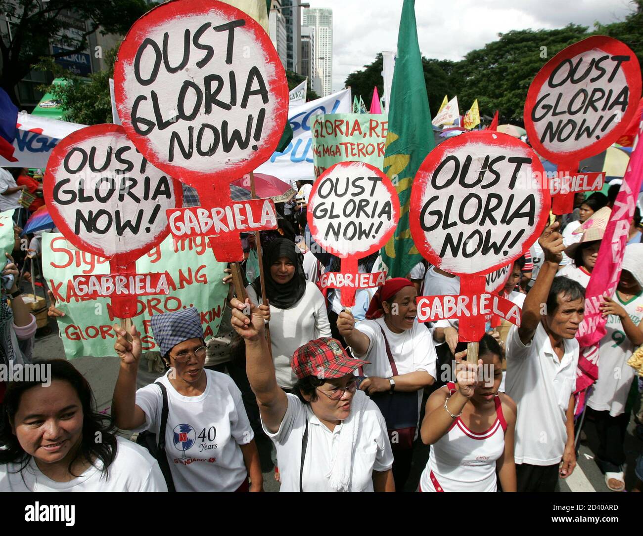 Filipino demonstrations hi-res stock photography and images - Alamy