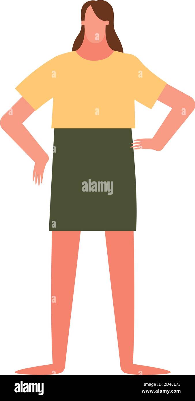 woman cartoon design, Girl female person people human and social media ...