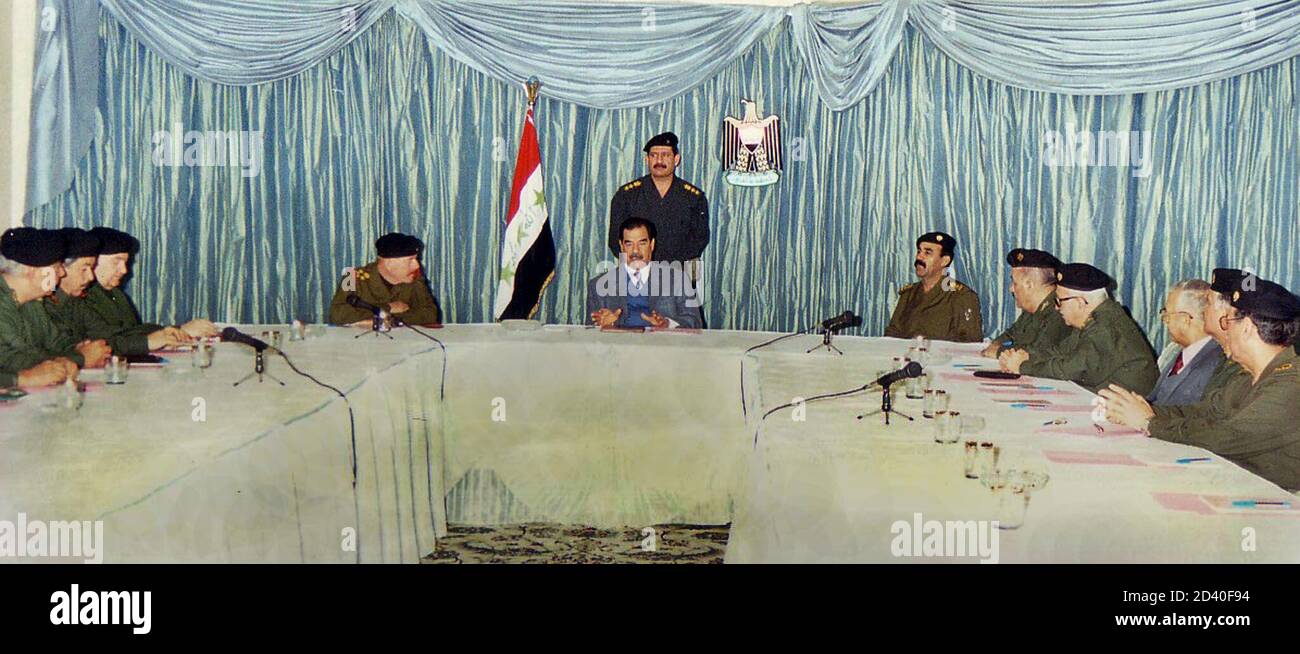 Saddam Hussein 1990 High Resolution Stock Photography and Images - Alamy