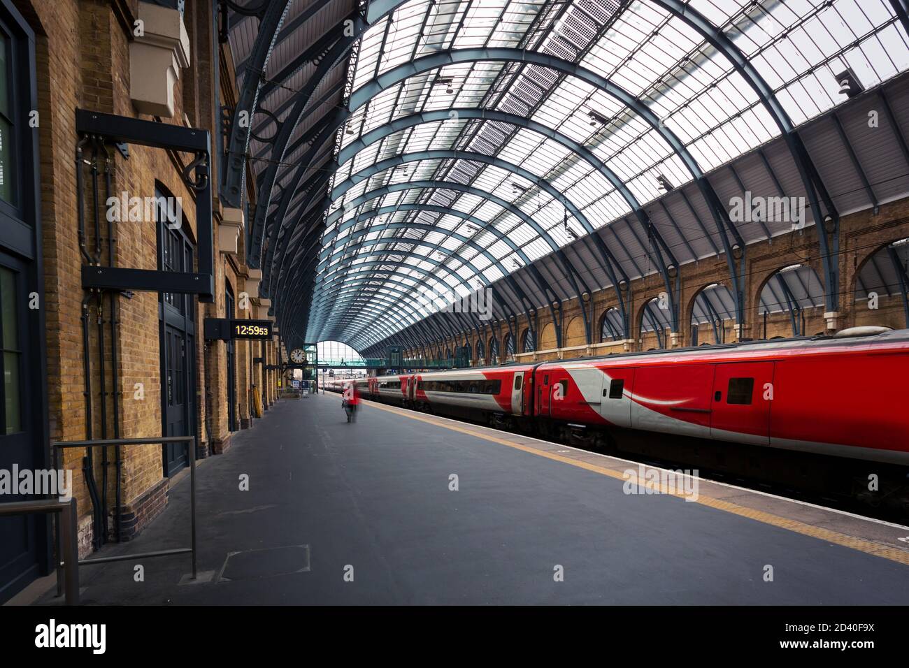 London Uk June 21 2017 Kings Cross Station In London Indoor Also