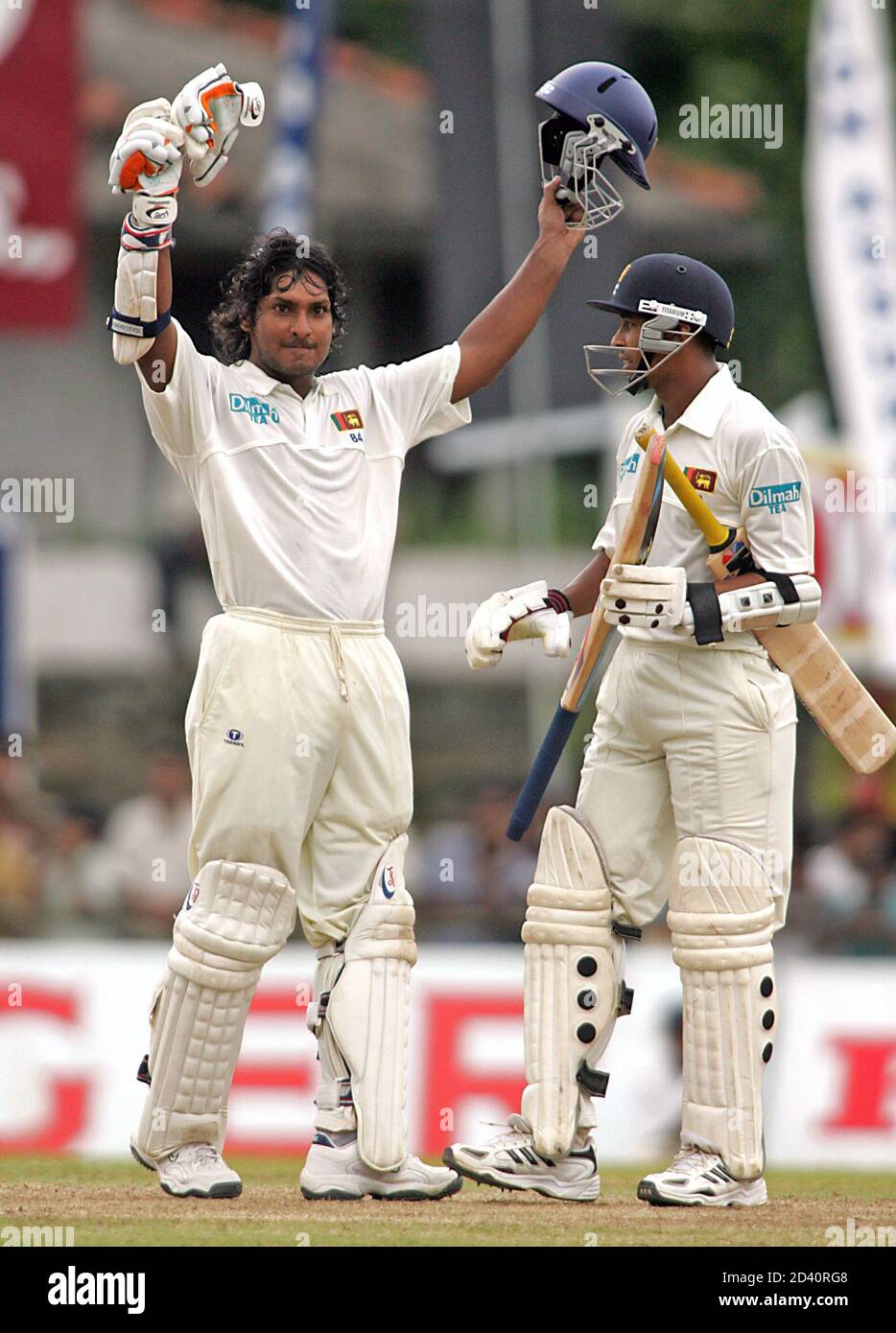 Sri lanka cricket team kumar sangakkara hi-res stock photography and ...