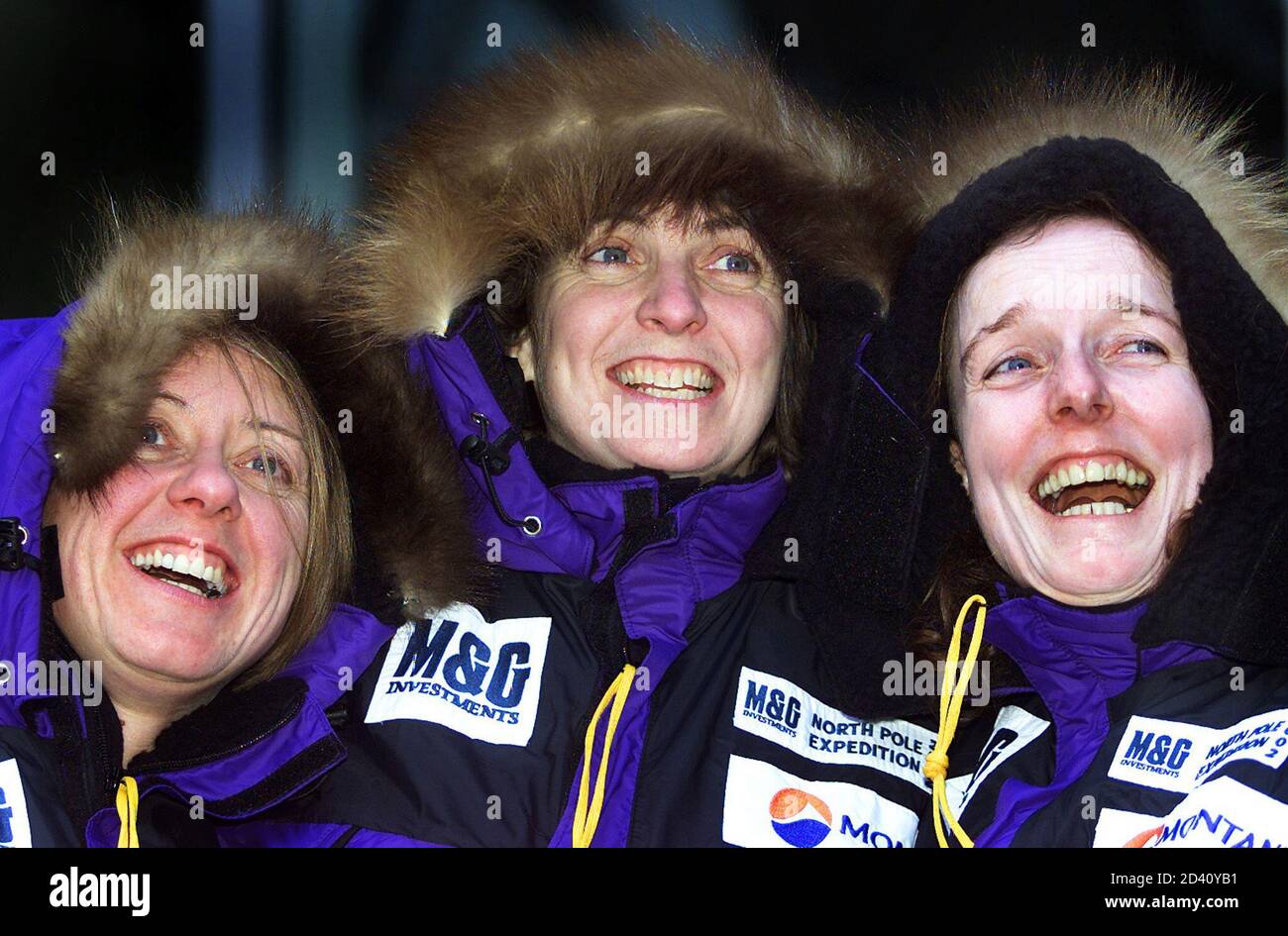 Caroline hamilton and ann daniels at heathrow airport hi-res stock ...