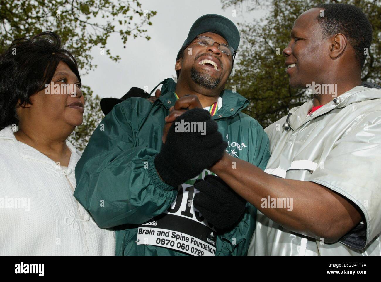 Who was partially paralysed in the fight with chris eubank hi-res stock ...
